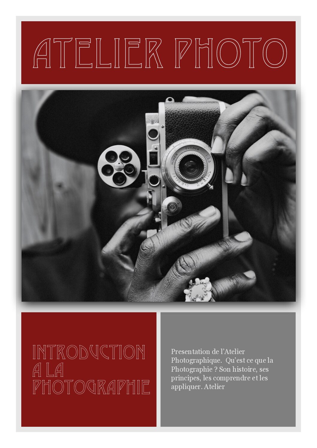 Atelier Photographie, 2nd session. • Amsterdam Accueil